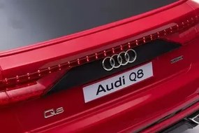 Eljet Dětské elektrické auto Audi Q8 červená / 70W / Rychlost: 3-7 km-