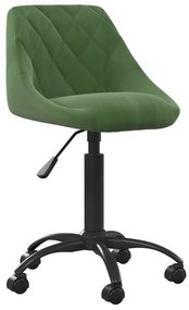 Kancelářská židle tmavě zelená samet 3088849