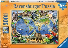 Puzzle ravensburger 131730 svět zvířat