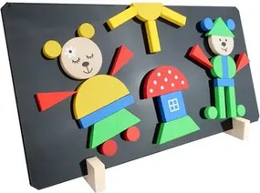 Detoa Magnetické puzzle Medvědi / od 3 let