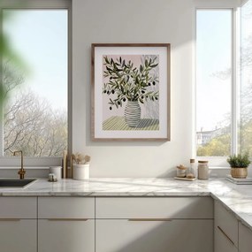 Tištěný obraz s rámem 40x50 cm Olive Bunch II – Styler