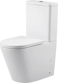 Erga Tina, WC kombi mísa 620x365x820 mm, Tornado 2.0 + toaletní sedátko, bílá lesklá, ERG-V03-TINA-TO2-WH