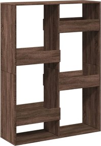 Knihovna hnědý dub 100 x 33 x 135 cm kompozitní dřevo 3309390