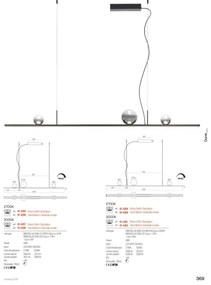 Redo 01-4301 - LED Stmívatelný lustr na lanku DUNE LED/48W/230V zlatá