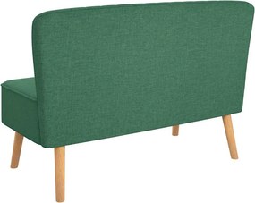 Pohovka textil 117 x 55,5 x 77 cm zelená 244073