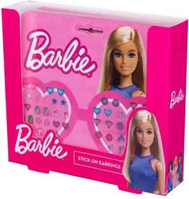 MATTEL Náušnice nalepovací Barbie / 24 ks / Plast / Pro holky