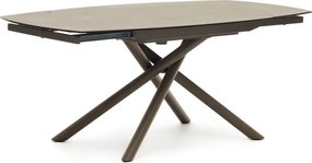 Rozkládací jídelní stůl s přídavnou deskou s keramickou deskou 100x130 cm Yodalia – Kave Home