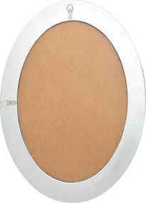 Nástěnné zrcadlo barokní styl 50 x 70 cm stříbrné 320354
