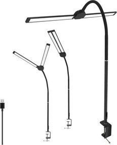 Brilagi - LED Stmívatelná stolní lampa USB VARIO LED/14W/5V 3000-6000K černá