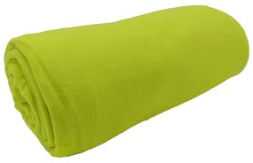 Světle zelená fleecová deka 150x200 cm Plain – JAHU collections