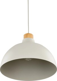 TK Lighting Béžový závěsný lustr Cap pro žárovku E27 TK5664