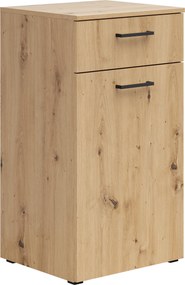 XXXLutz KOMODA, dub artisan, 45/83/40 cm Carryhome - Široké komody - 002427022113
