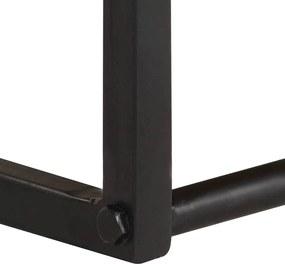 Věšák s živou hranou 100 x 35 x 22 cm masivní akáciové dřevo 320251