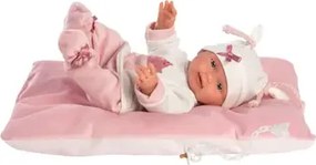 Llorens 26312 NEW BORN HOLČIČKA - realistická panenka miminko s celovi
