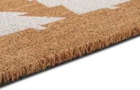 Hanse Home, Rohožka 3 stromy bílá 105670 - na ven i na doma, 45x75, hnědá, chodba / předsíň