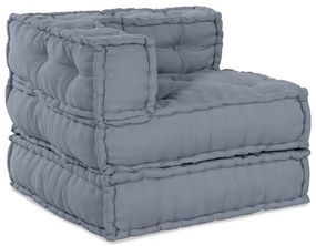 Modulová pohovka Textil Šedá 210 x 140 x 56 cm 3315093