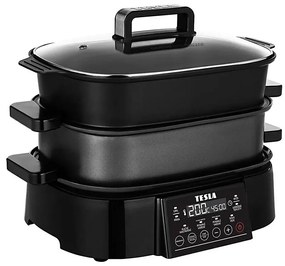 TESLA Electronics MultiCook - Multifunkční elektrický hrnec 6 l 11v1 1250W/230V MLTCKM90GRLBLK