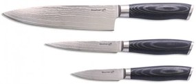 G21 Gourmet Damascus Nože z damascenské oceli sada 3 ks