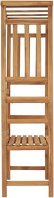 Zahradní lavice s pergolou 115 cm masivní teakové dřevo 316170