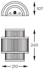 Zuma Line Luxusní nástěnné křišťálové svítidlo Sergio, 2xG9, černé