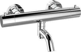 Mereo Mereo, Termostatická nástěnná vanová baterie bez příslušenství, CB90103TER