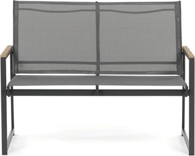 Zahradní sestava AZS-S1212 GREY, síťovina, šedá (108 x 68) cm