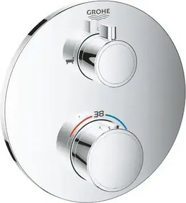 Grohe Grohtherm - Termostatická vanová baterie pro 2 spotřebiče chrom