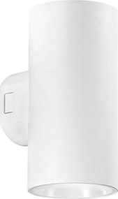FAN LED-W-POLO-R2-BCO Venkovní nástěnné svítidlo LED POLO polykarbonát bílá 2x8W 1960lm CCT IP65 16,2x7,8x9,9 cm - FANEUROPE