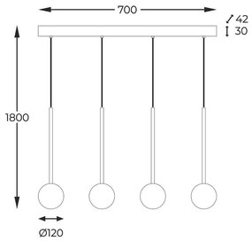 Ali 5640, závěsné svítidlo Zuma Line