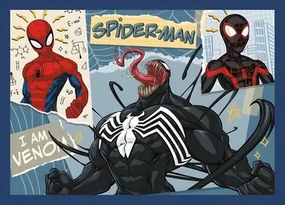 TREFL Puzzle Premium Plus Kids Spiderman: Pavučina zábavy / 4x88 dílků