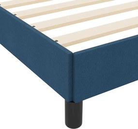 Postel s boxspringem Modrá 200 x 200 cm textil 3398520