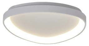 Mantra 8052 Niseko, trojúhelníkové bílé stropní svítidlo LED 35W 3000K, 42x42cm