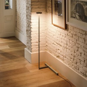 Vibia Flat LED stojací lampa výška 100 cm černá