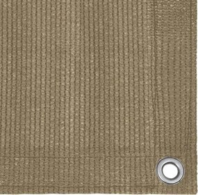 Balkonová zástěna taupe 120 x 600 cm HDPE 310967