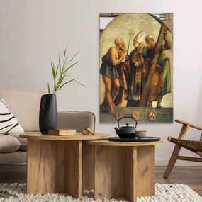 Reprodukce obrazu Svatý Jeroným, svatý Alvise a svatý Andreas