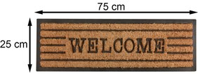 Venkovní rohožka Welcome Line, 75x25 cm