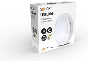 Solight LED venkovní osvětlení Siena, bílé, 13W, 910lm, 4000K, IP54, 17cm