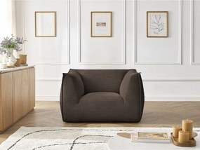 Hnědé manšestrové křeslo Giorgia – Bobochic Paris