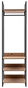 Kalune design Otevřená šatní skříň s šuplíky DYNAMIC 225x192 cm