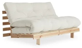 sofa ROOT by Karup - 140*200 cm raw (bezbarvé) + futon natural 701