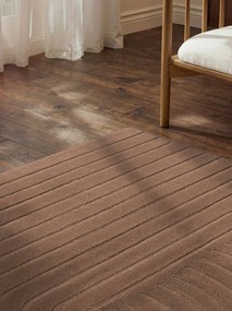 Vikosa, Kusový koberec Vikosa Arcura 106300 Brown, 120x180, hnědá, ložnice