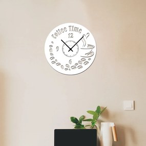 dřevo života Nástěnné hodiny COFFEE TIME Barevný vzor: Buk, Velikost hodin: 35x35