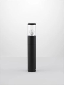 NV 9002874 Venkovní sloupkové svítidlo CETERA černý hliník a akryl E27 1x12W 220-240V IP54 bez žárovky - NOVA LUCE