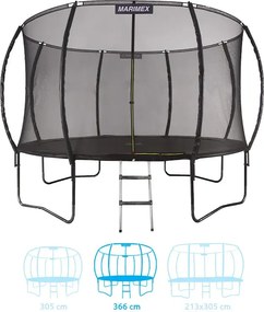 Marimex Comfort 366 cm + ochranná síť + schůdky