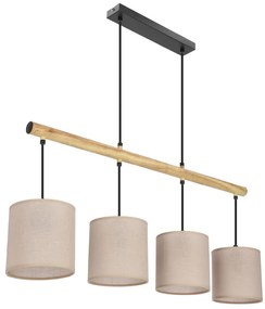 Závěsný lustr Combi pro žárovku 4x E27  - Candellux