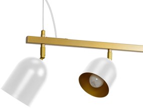 Toolight, stropní svítidlo 4xE27 APP1030-4CP, bílá-zlatá, OSW-06981