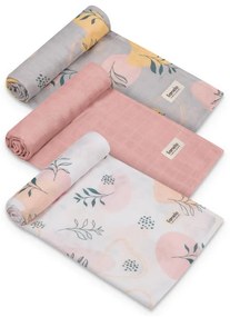 | Lionelo - SADA 3x Bambusová plena BAMBOO SET 70x70 cm Leaf | 5903771707282
