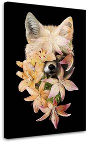 Gario Obraz na plátně Liška v lila květech - Robert Farkas Rozměry: 40 x 60 cm