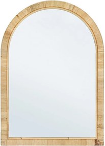 Nástěnné zrcadlo s ratanovým rámem 50x70 cm Hakima – Bizzotto