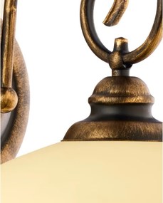 BRILAGI - Nástěnná lampa MOLLERO 1xE27/15W/230V bronz/patina